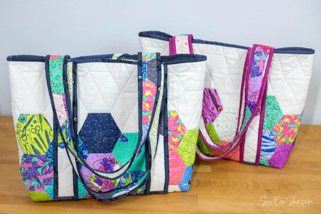 Transform an old quilt into a stylish quilted tote bag - Crafts on display