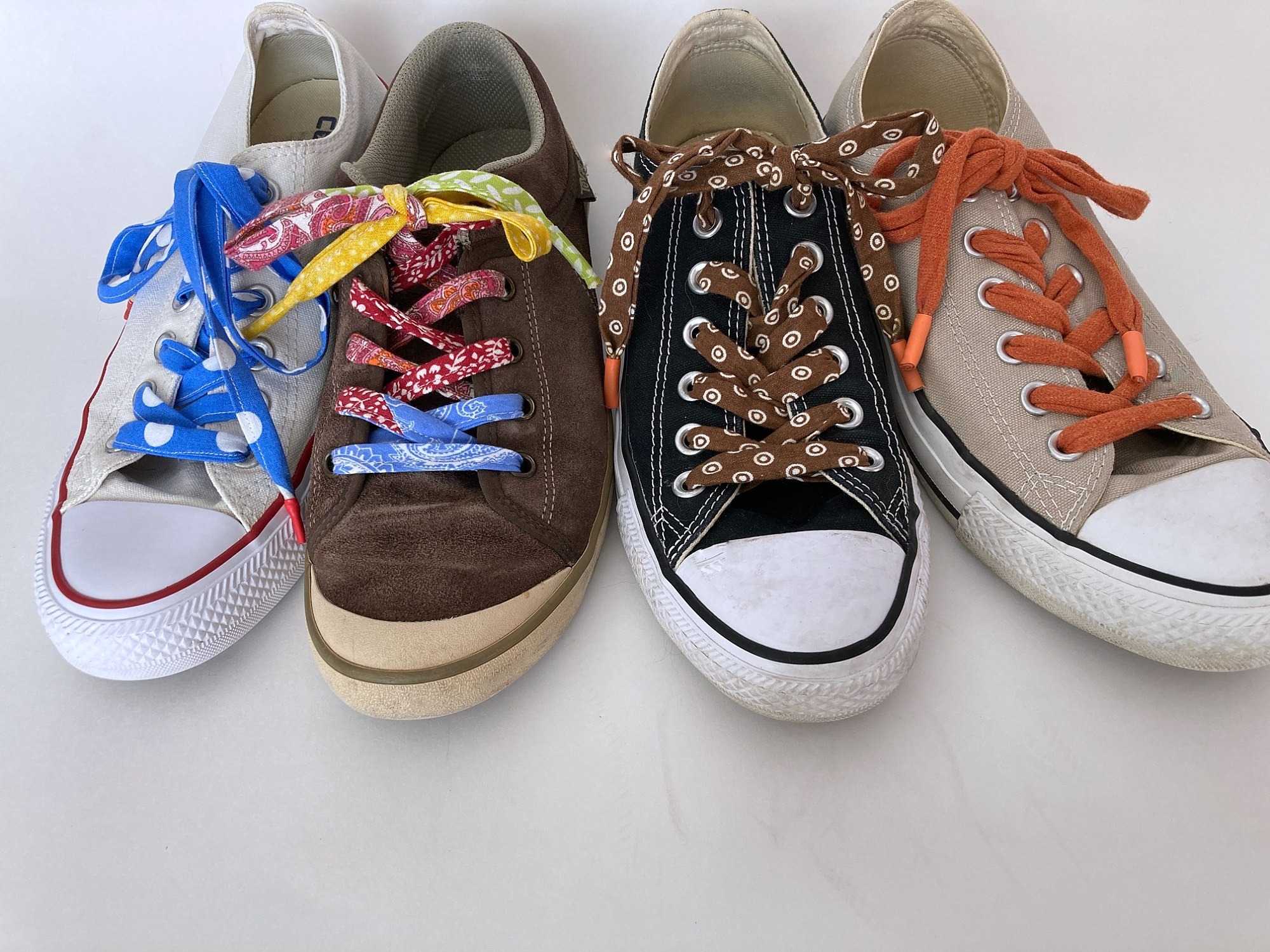 DIY fabric shoelaces tutorial - Crafts on display