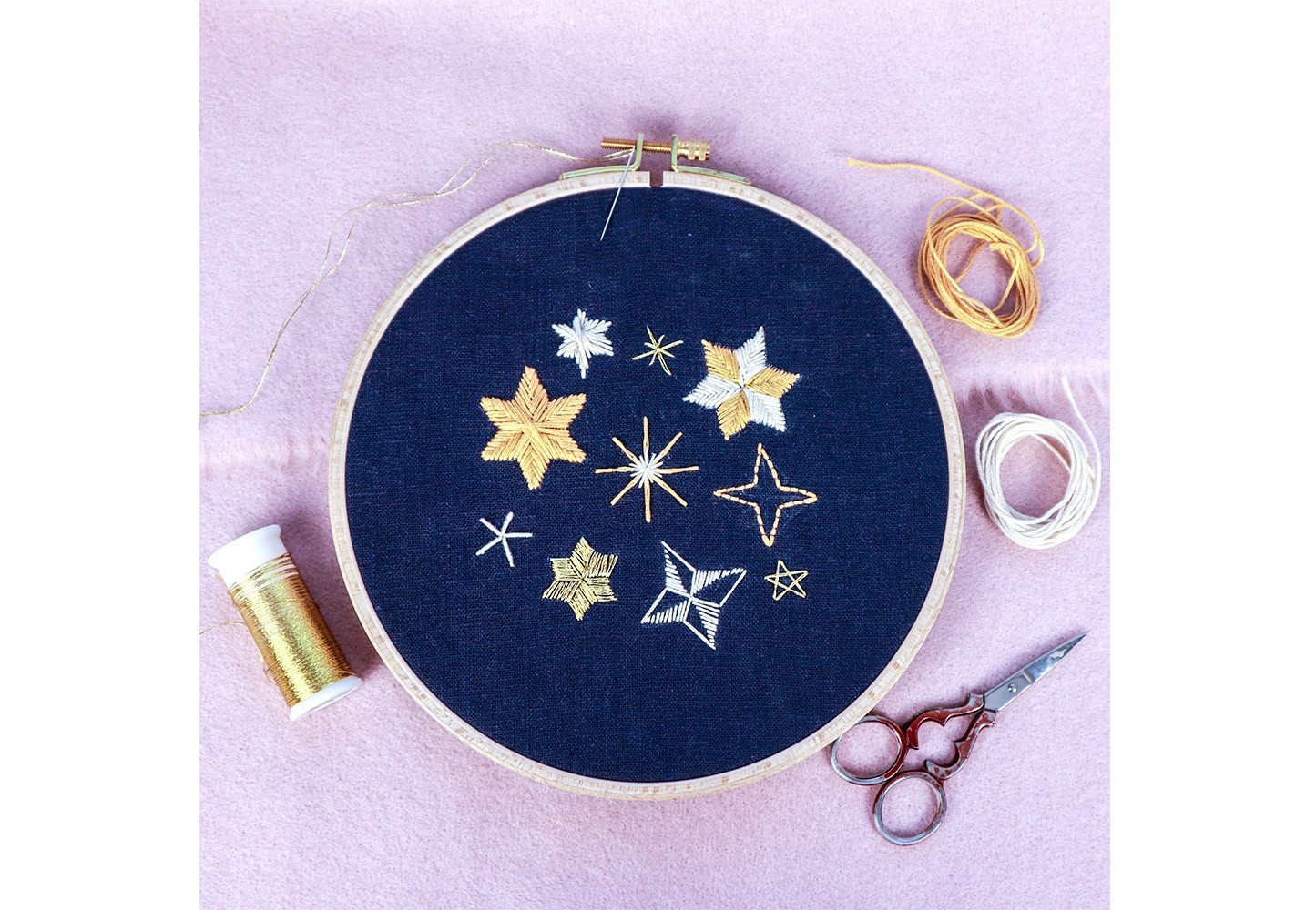 Add sparkle with 10 star embroidery techniques for beginners - Crafts ...