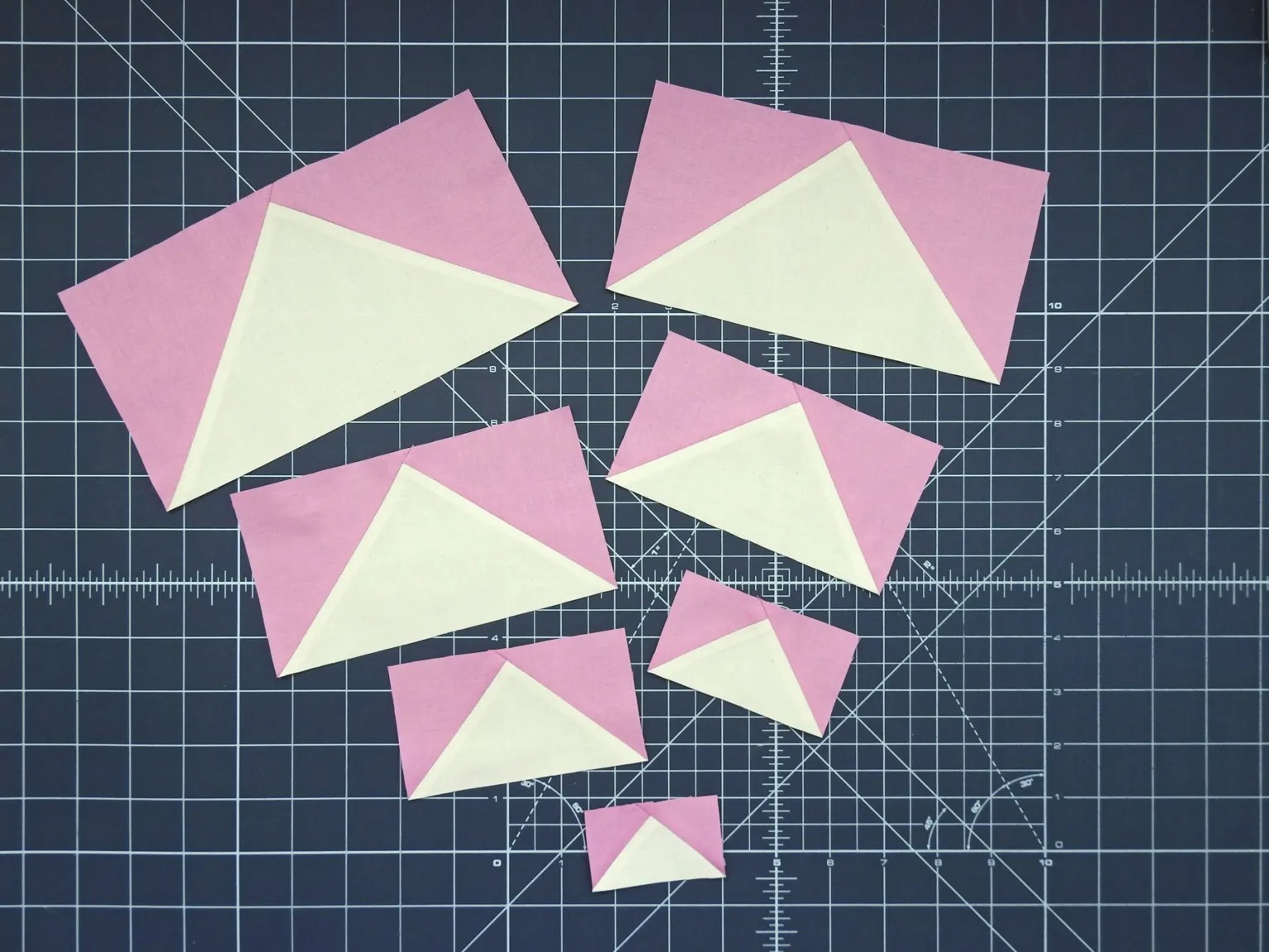 DIY four-at-a-time flying geese - easy and efficient quilting method ...