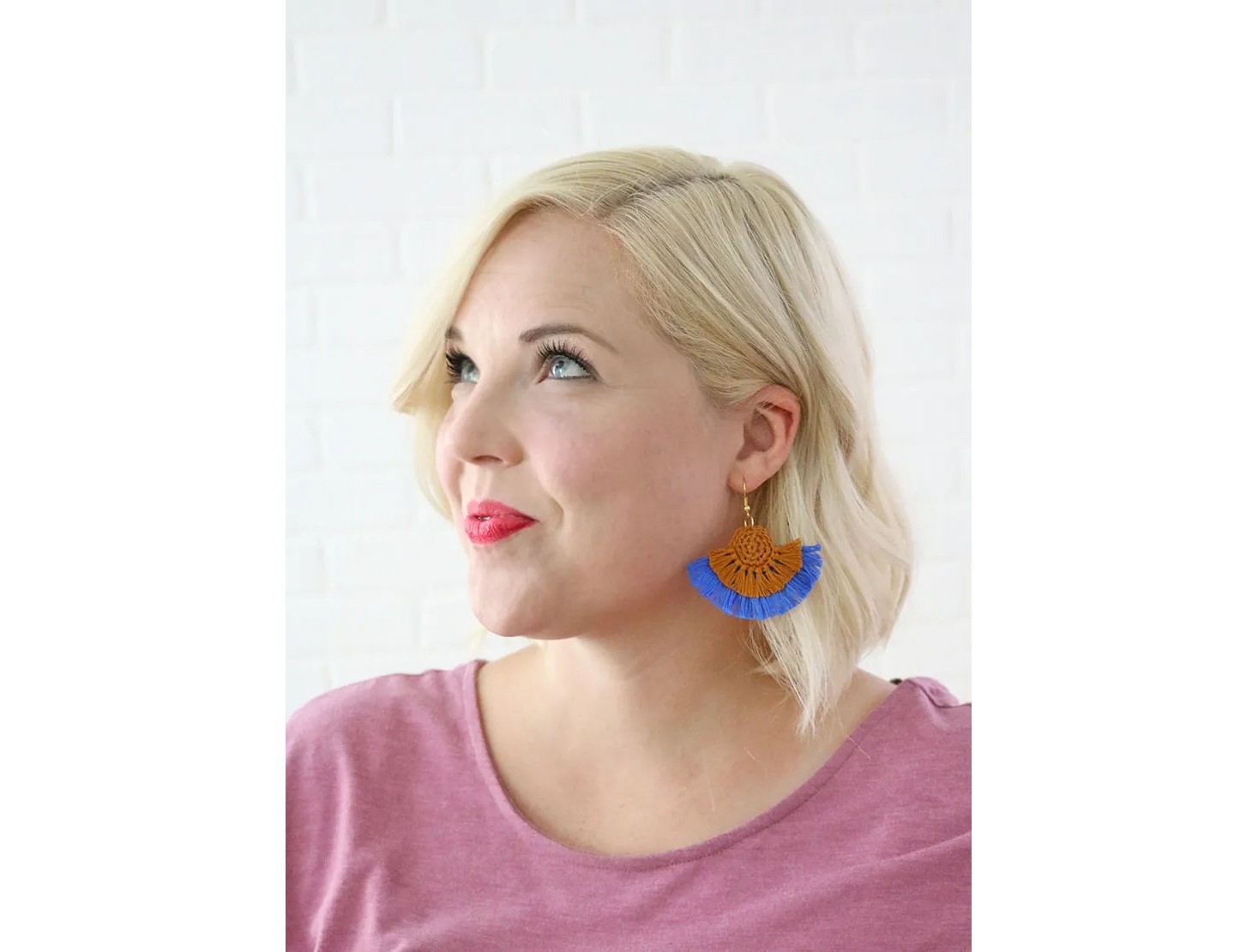DIY crochet fringe earrings - perfect for statement jewelry lovers ...