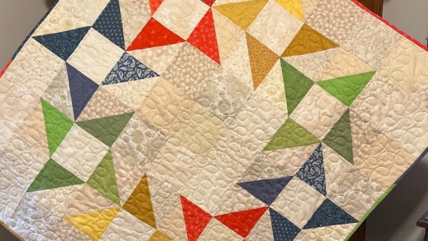 Easy quilt project for beginners - friendship wreath pattern - Crafts ...