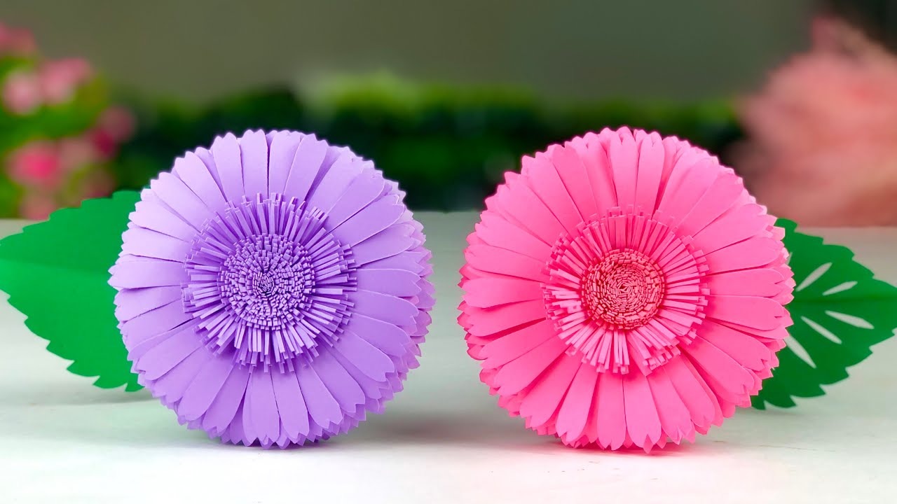 Easy paper flower tutorial - Crafts on display