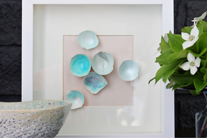 How to make painted eggshell art - easy and eco-friendly - Crafts on ...