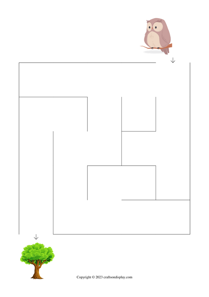 Super easy mazes (ages 3-5) - Crafts on display