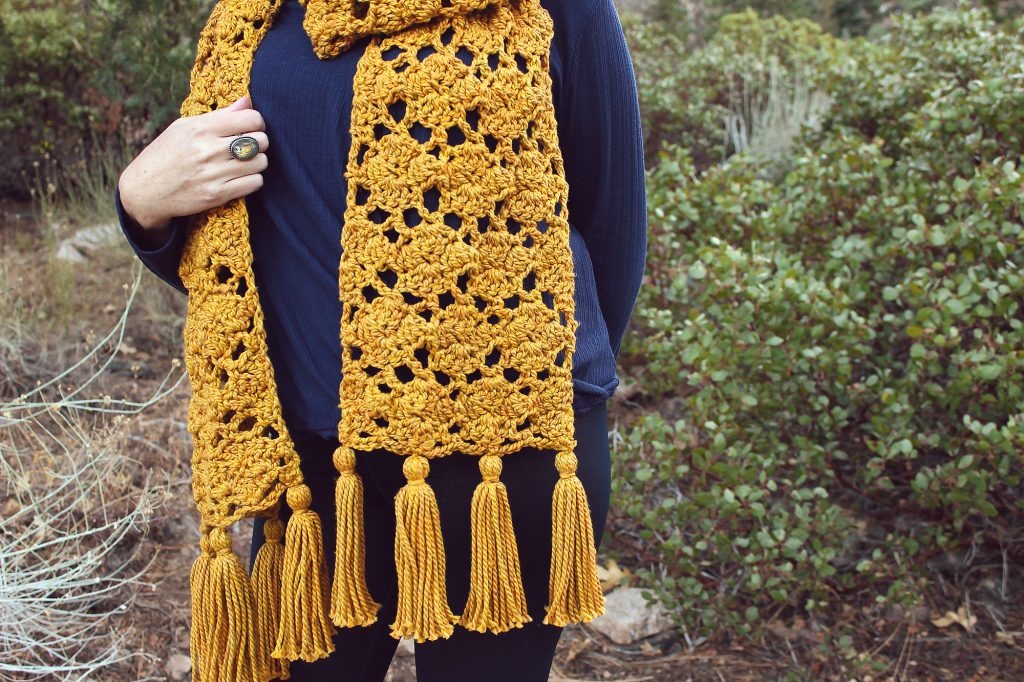 Aspen scarf free pattern - Crafts on display