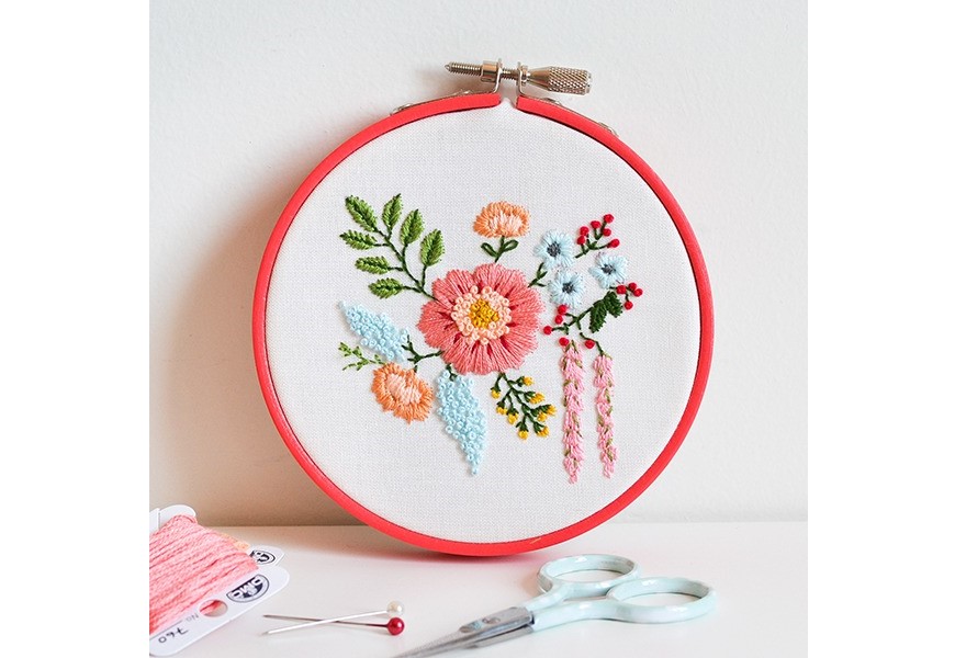 Floral Embroidery Archives - Crafts on display