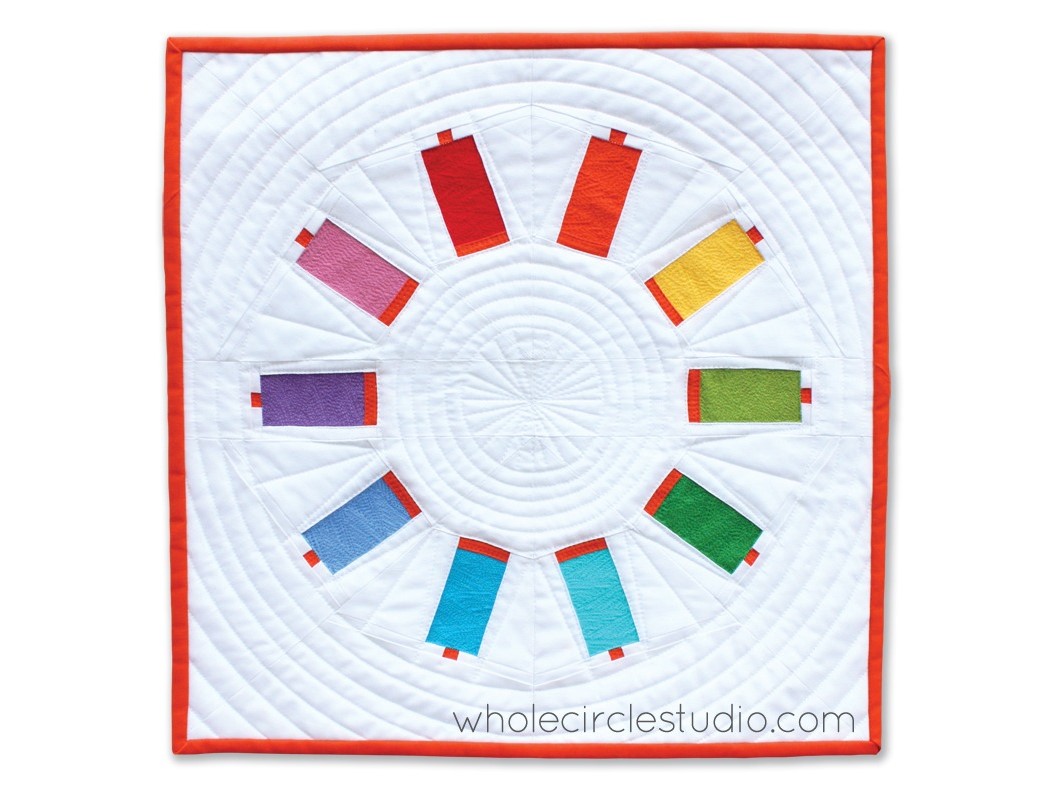 How to make the Sew Many Colors mini quilt for your sewing room ...