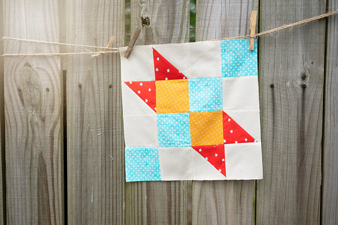 Easy stair step quilt block - Crafts on display