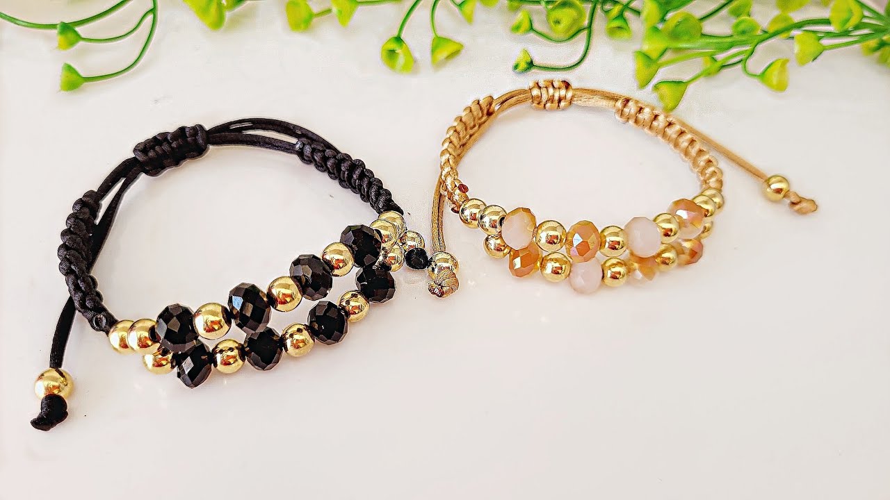 Easy & beautiful bracelet tutorial - Crafts on display