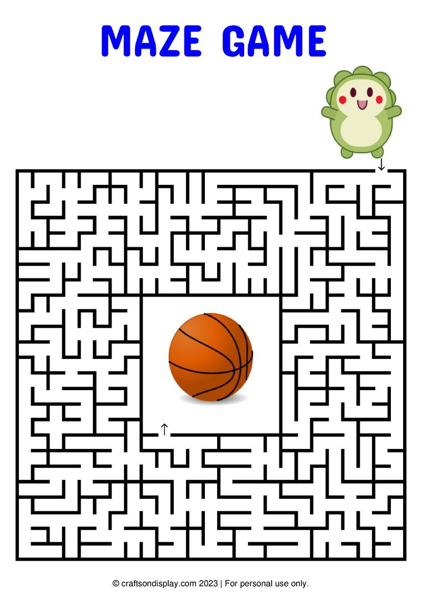Challenging mazes (ages 9+) - Crafts on display