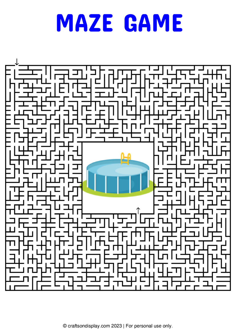 Difficult mazes (ages 13+) - Crafts on display