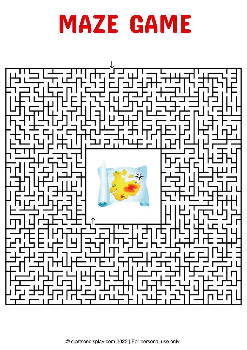 Difficult mazes (ages 13+) - Crafts on display