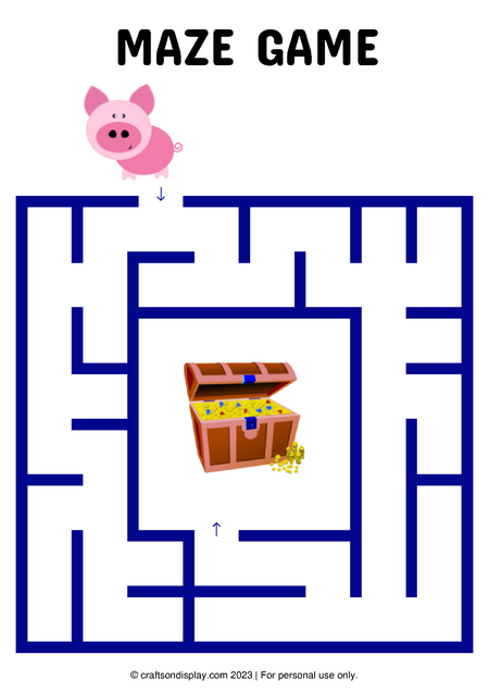 Easy mazes (ages 4-6) - Crafts on display