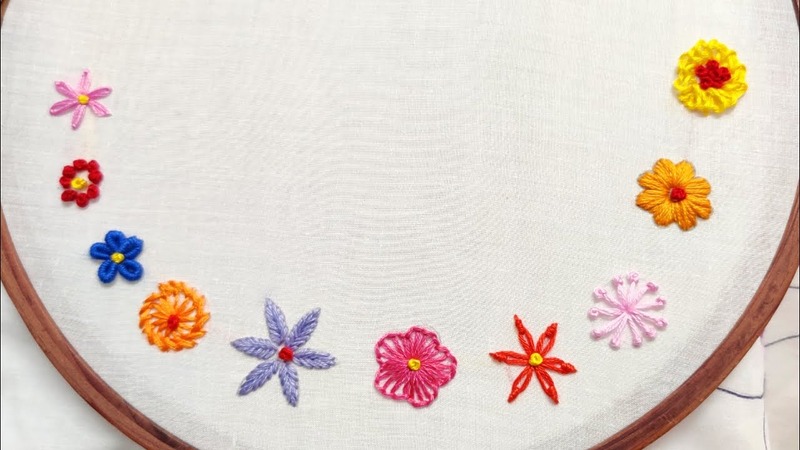 Floral Embroidery Archives - Crafts on display