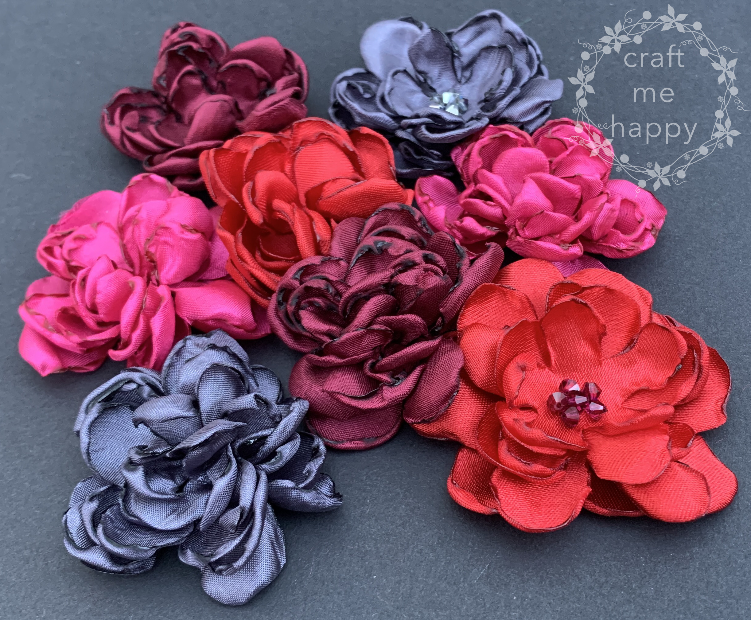 How to make singed flowers - Crafts on display