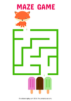Super Easy Mazes (Ages 3-5) - Crafts on display
