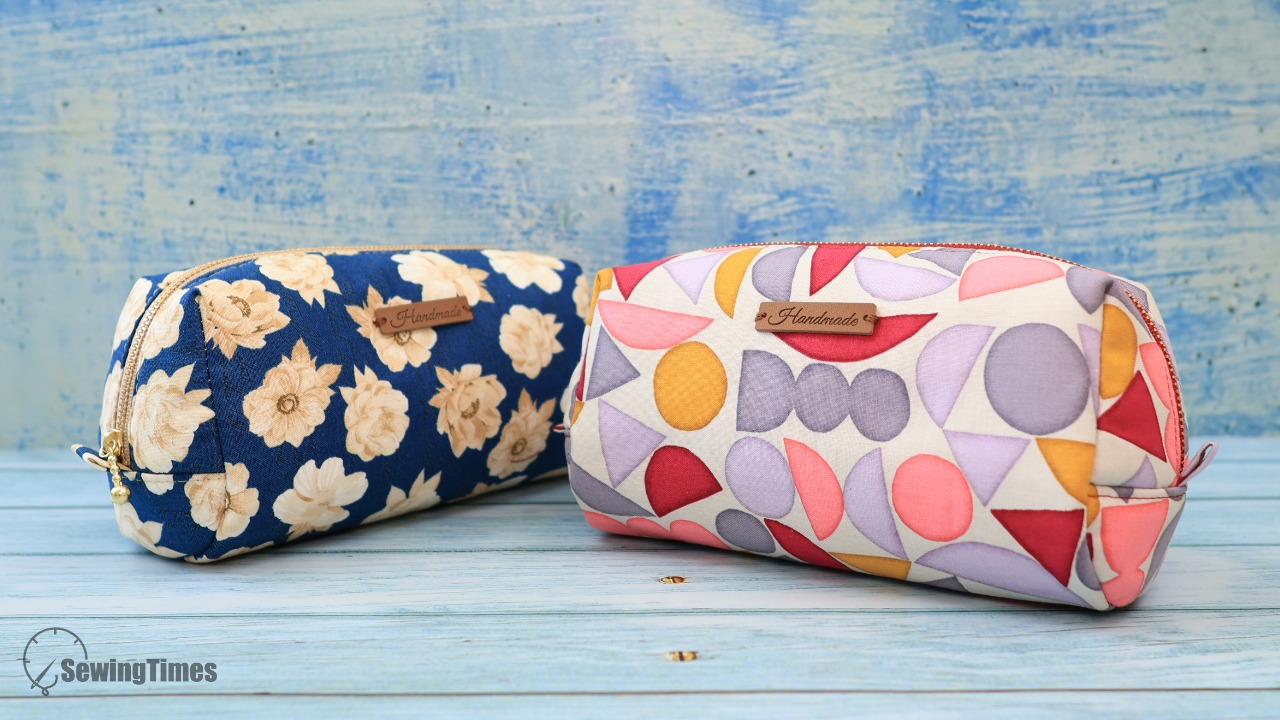 DIY makeup bag: free pattern for a stylish and roomy pouch - Crafts on ...