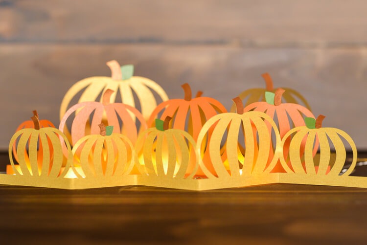 Free pumpkin luminaria tutorial with SVG template - Crafts on display