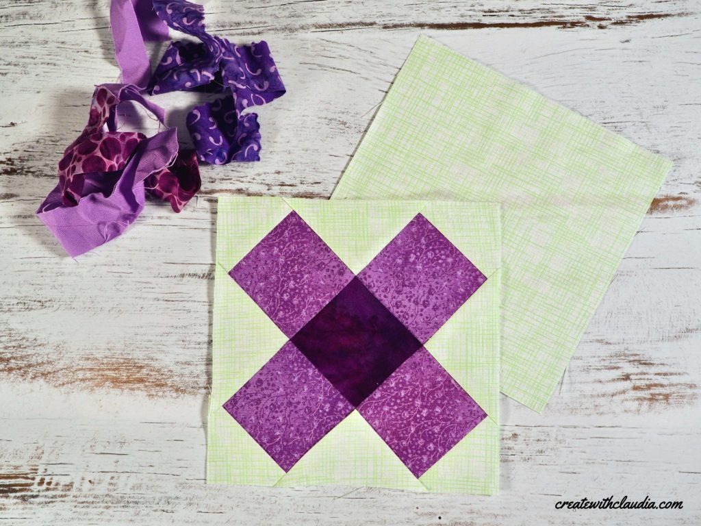 How to make a mosaic quilt block - Crafts on display