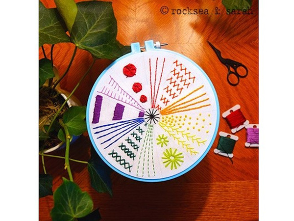 12 basic embroidery stitches tutorial - Crafts on display