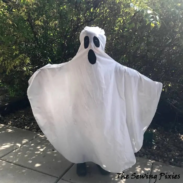 Sew a simple ghost costume for kids or adults - Crafts on display