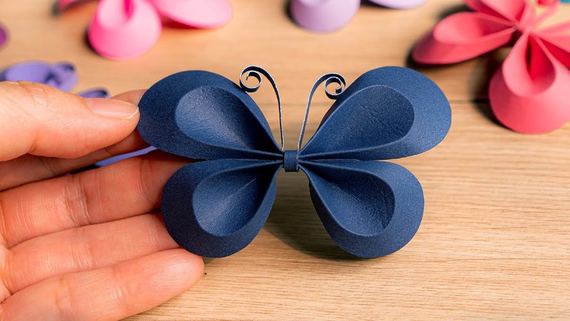 Easy origami butterfly tutorial - Crafts on display