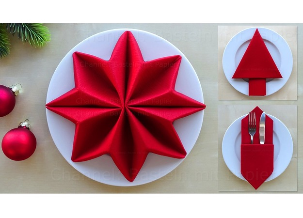 Creative Christmas napkin folding ideas to impress your guests - Crafts ...