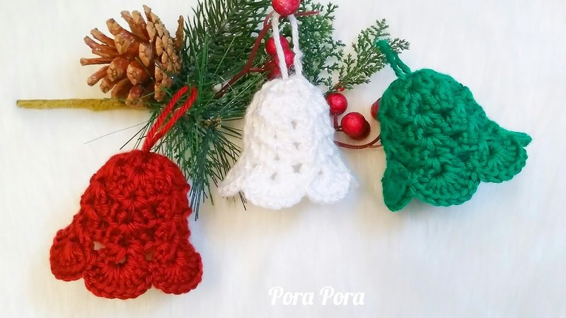 Free crochet Christmas bell pattern - Crafts on display