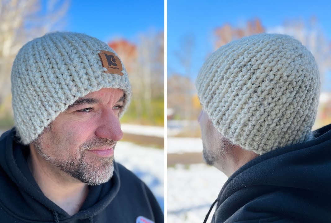 How to crochet a men’s hat: easy pattern for a stylish gift - Crafts on ...