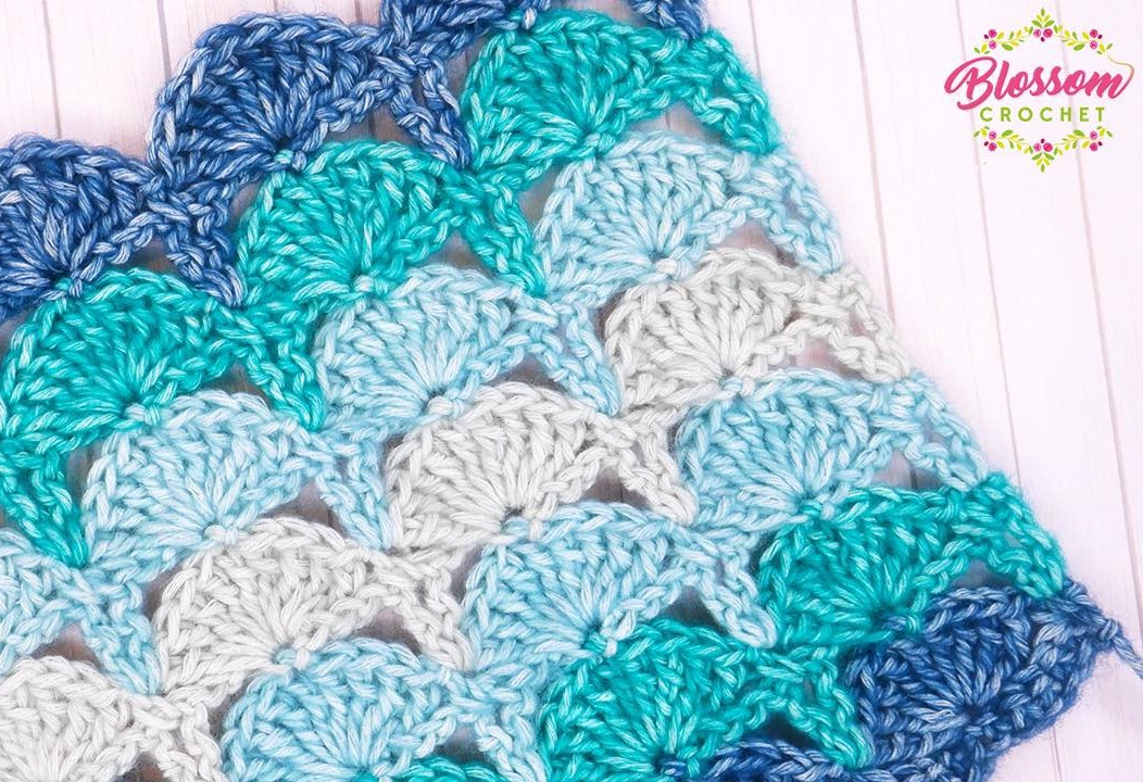 How to crochet peacock stitch - Crafts on display