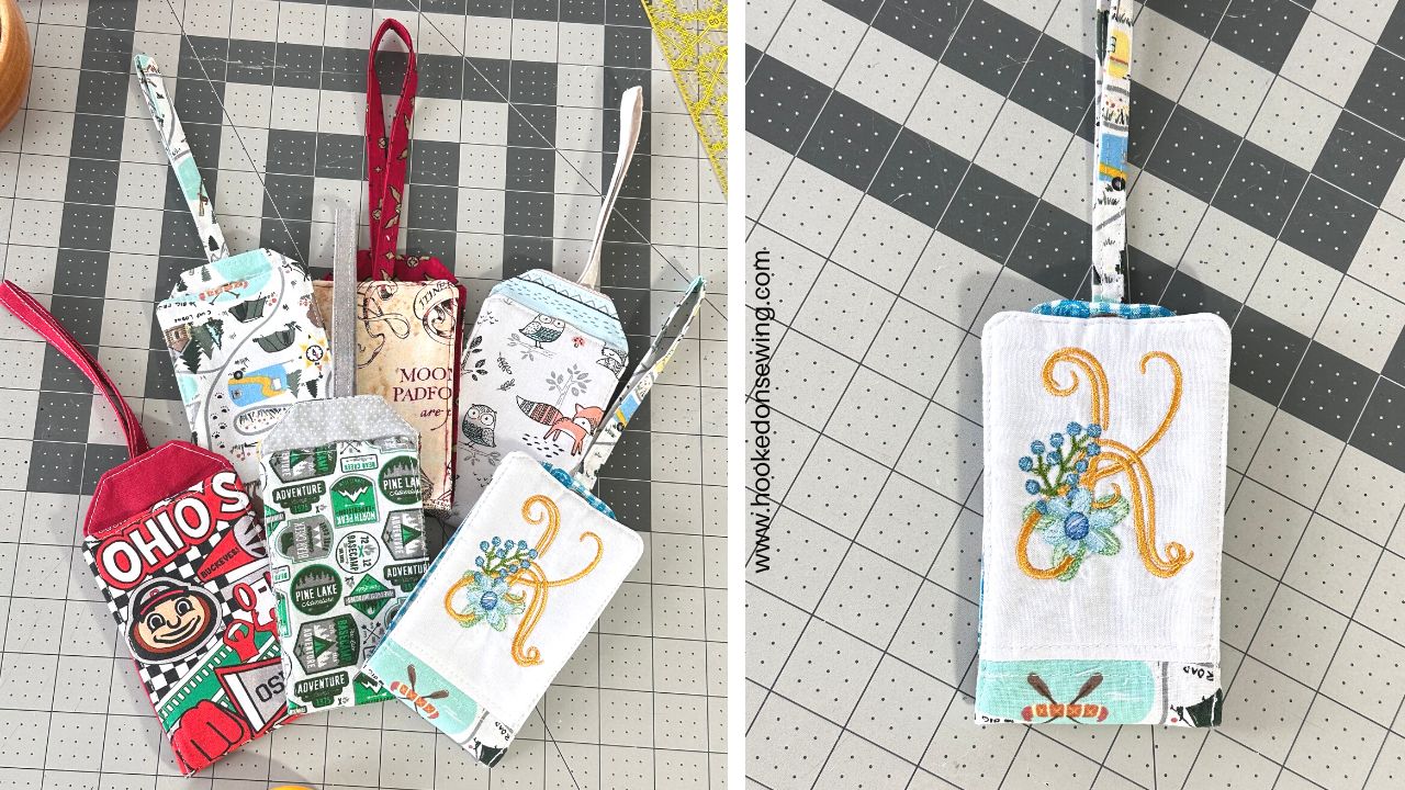 DIY fabric luggage tags: personalize and organize your belongings ...