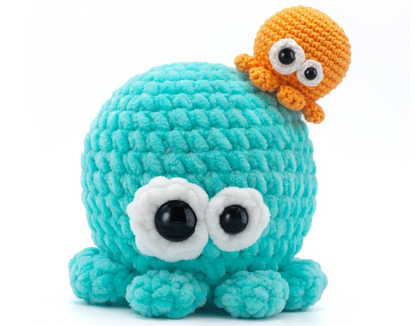 Free octopus crochet pattern - Crafts on display