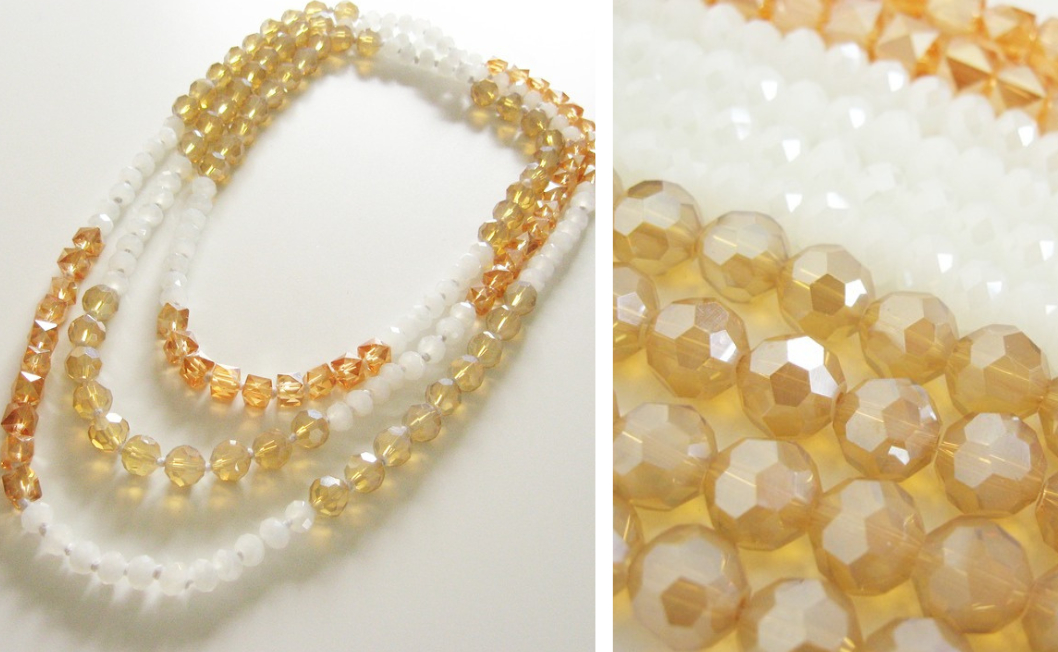 DIY endless loop beaded necklace tutorial - Crafts on display