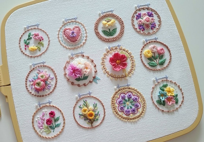Hand Embroidery - Free Patterns And Designs - Crafts on display