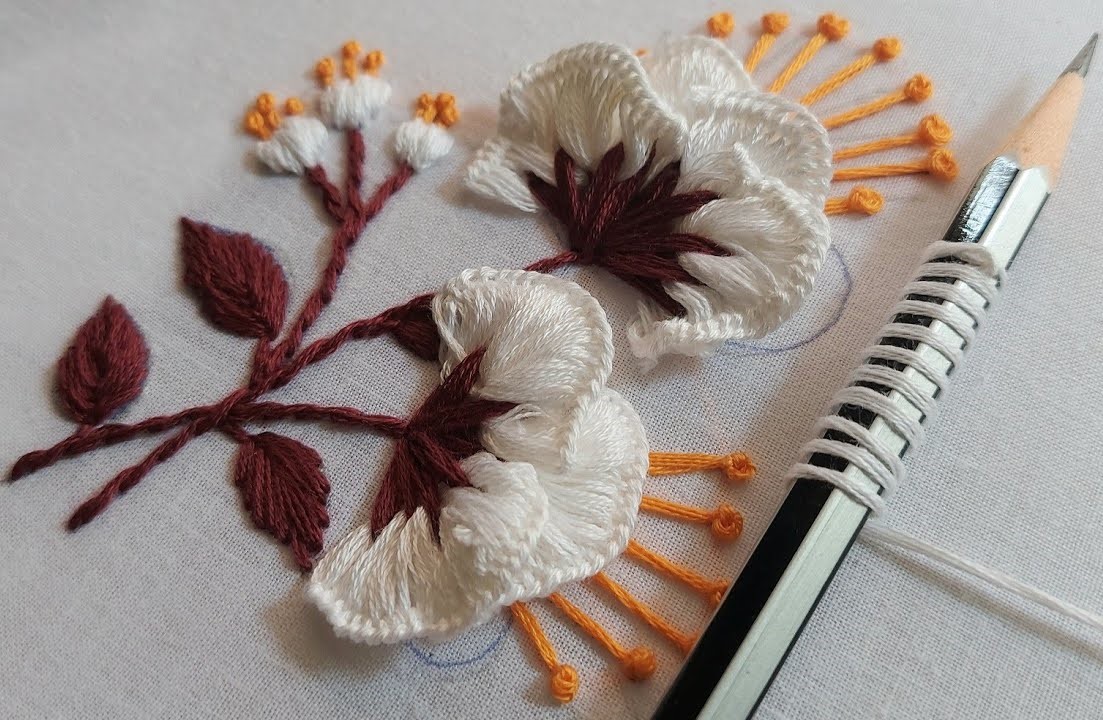Floral Embroidery Archives - Crafts on display