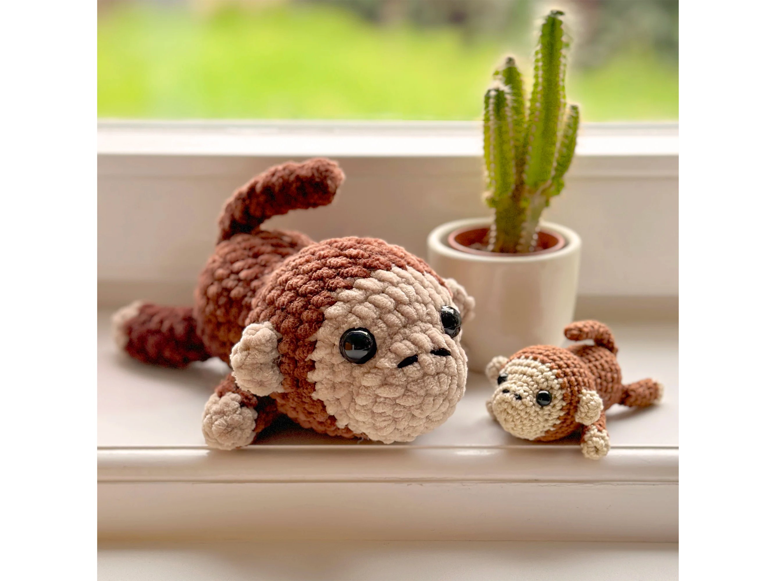 Quick and cute crochet monkeys - beginner-friendly pattern - Crafts on ...