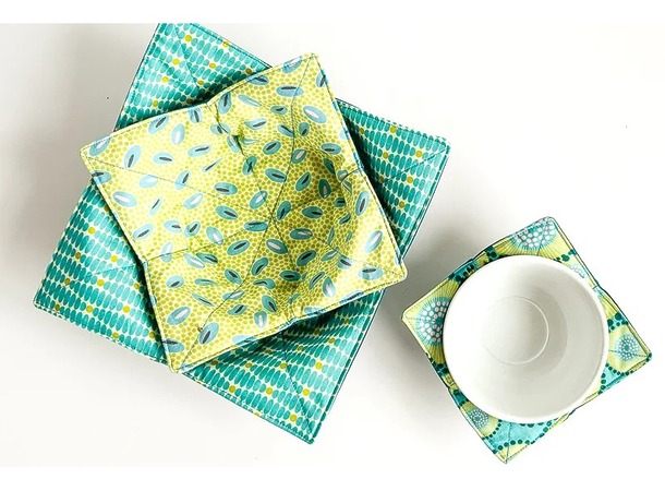 Free pattern: sew a microwave-safe fabric bowl cozy - Crafts on display
