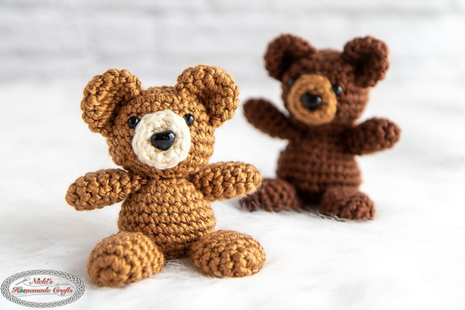 Free tiny teddy bear crochet pattern - Crafts on display
