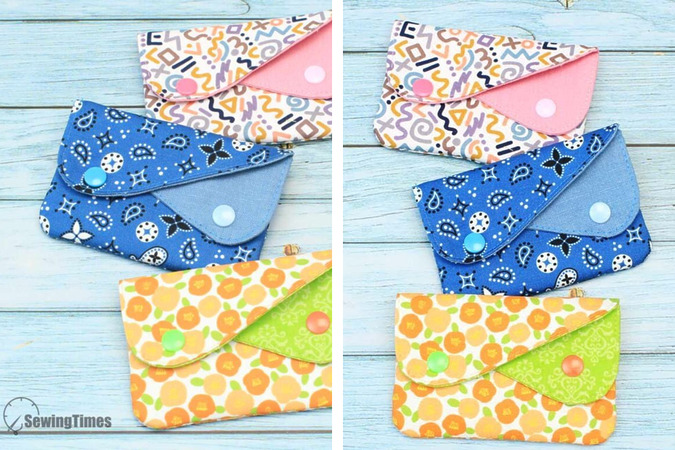 Free snap coin purse pattern - easy DIY wallet with no zipper - Crafts ...