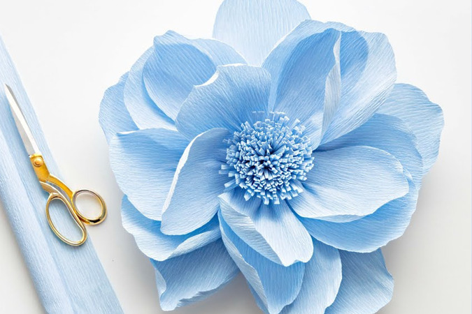Easy DIY giant paper flower - perfect for wall decor & backdrops ...