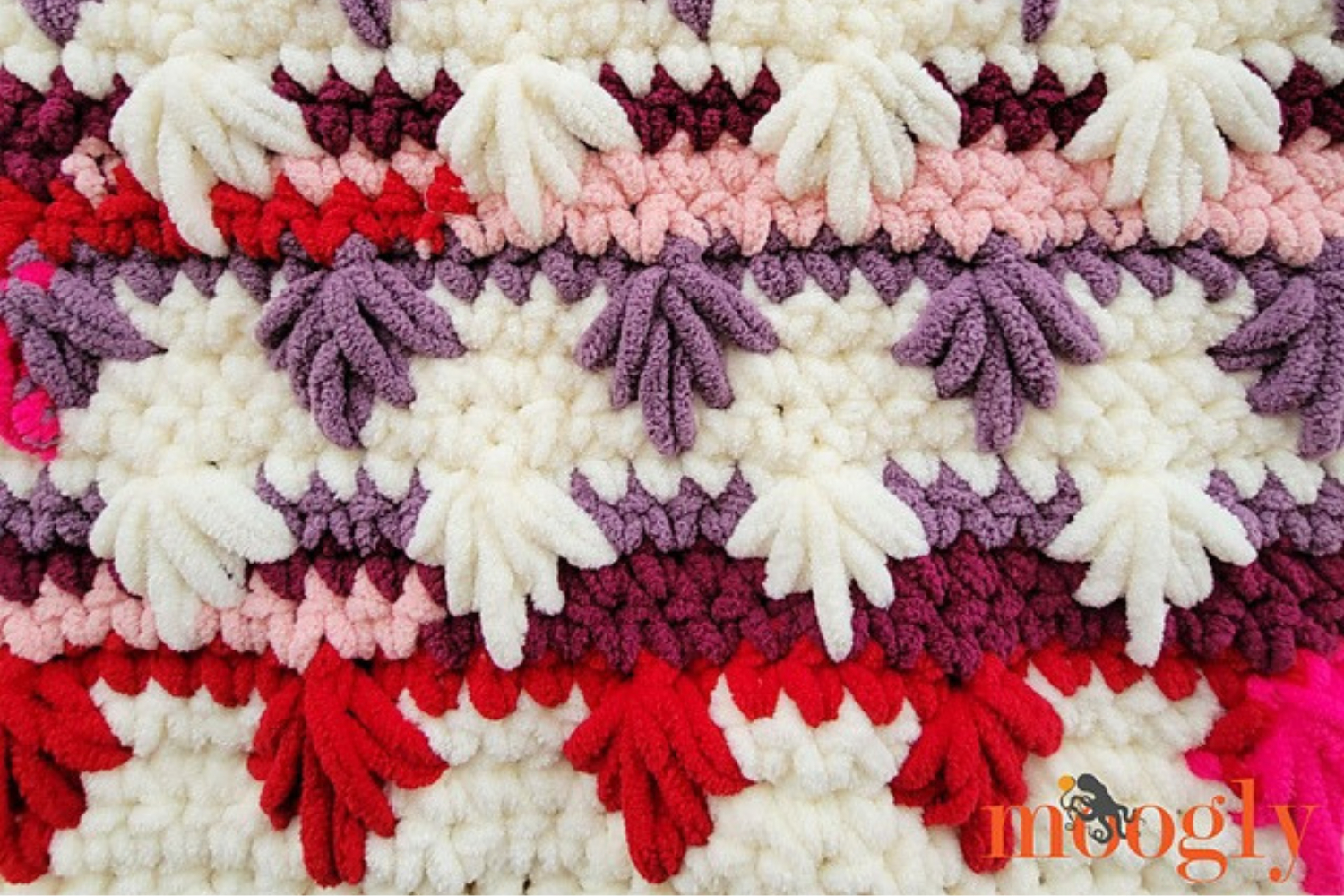 Gorgeous and squishy spike cluster stitch afghan - free pattern ...