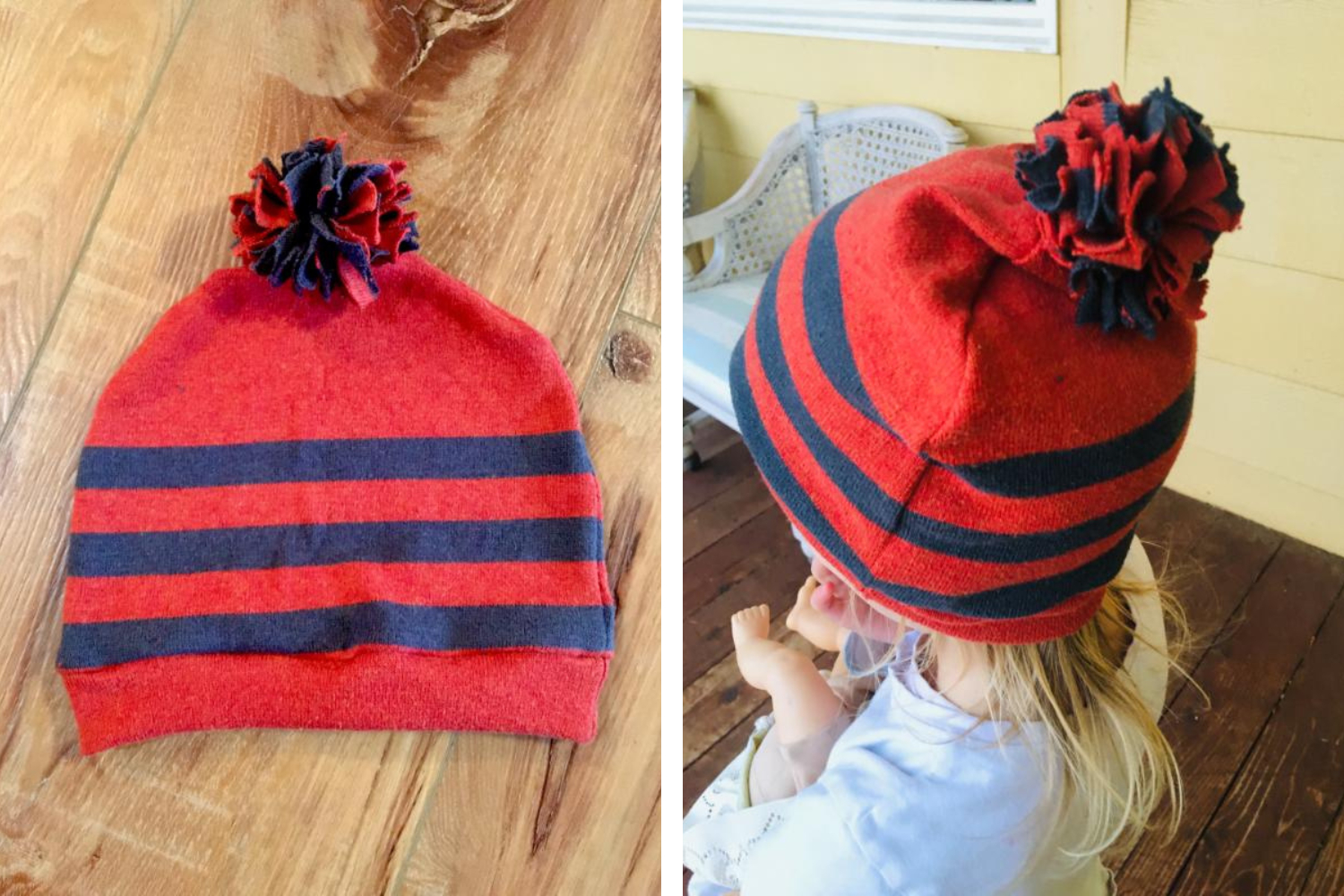Upcycle your old sweaters into cozy beanies - easy DIY tutorial ...