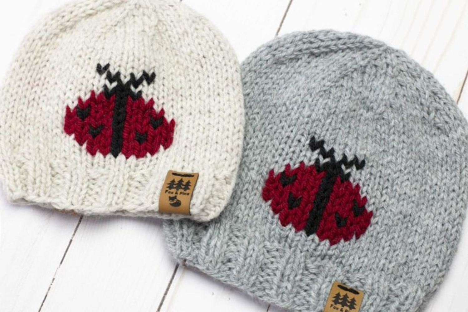 Fun ladybug hat in all sizes: free knitting pattern - Crafts on display