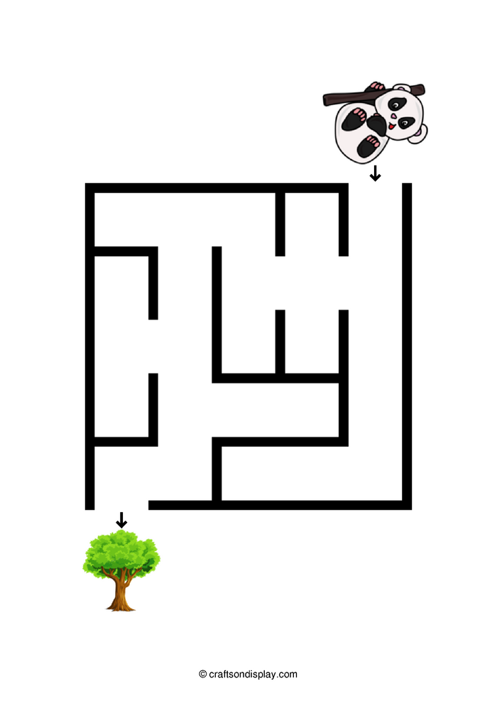 Free printable mazes - Crafts on display