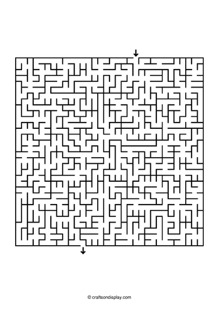 Free printable mazes - Crafts on display