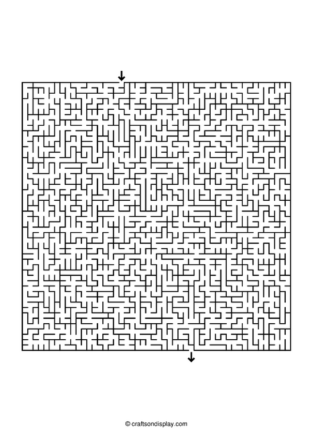 Free printable mazes - Crafts on display