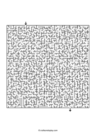 Free printable mazes - Crafts on display