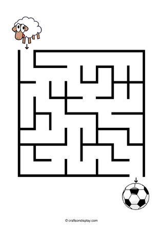 Free printable mazes - Crafts on display