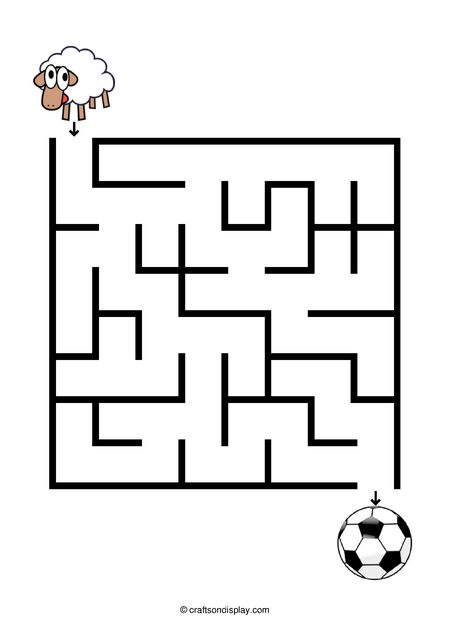 Free printable mazes - Crafts on display